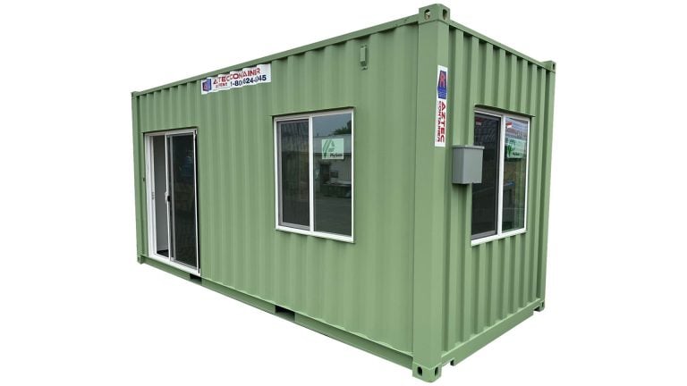 20 Foot Shipping Container With Walk-In Door | Shipping Containe