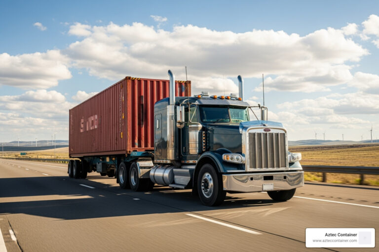 Shipping Container Truck: Top 3 Types For Smooth Delivery