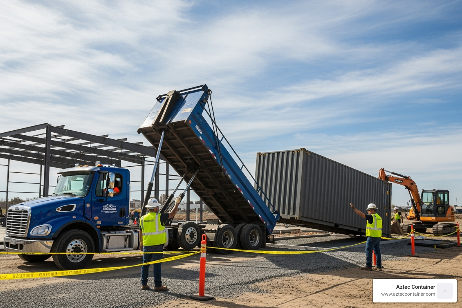 How To Find Shipping Container Delivery Options On A Budget - Aztec ...