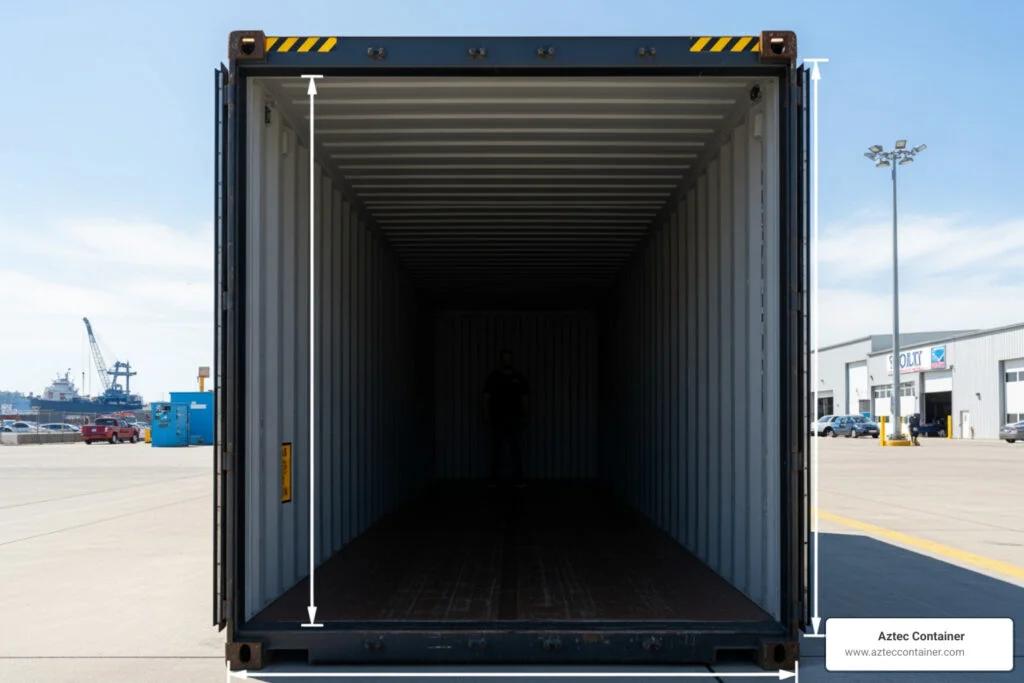 Know Your Cargo Space: The Definitive 40-Foot Container Inside ...